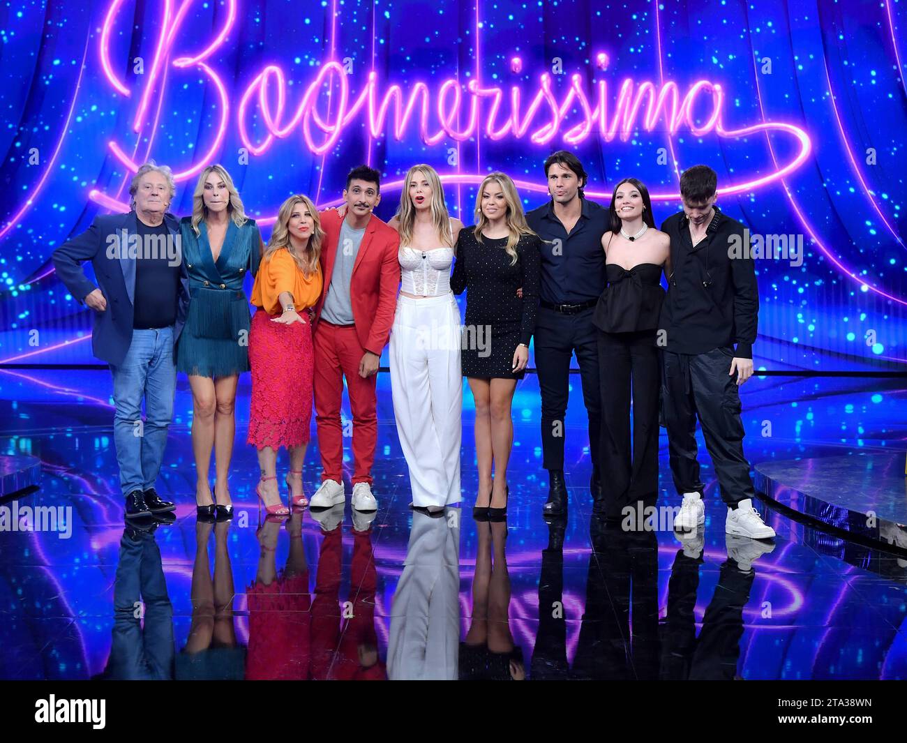 Rome, Italy. 28th Nov, 2023. Rome: Rai studios ex Dear. Boomerissima ...