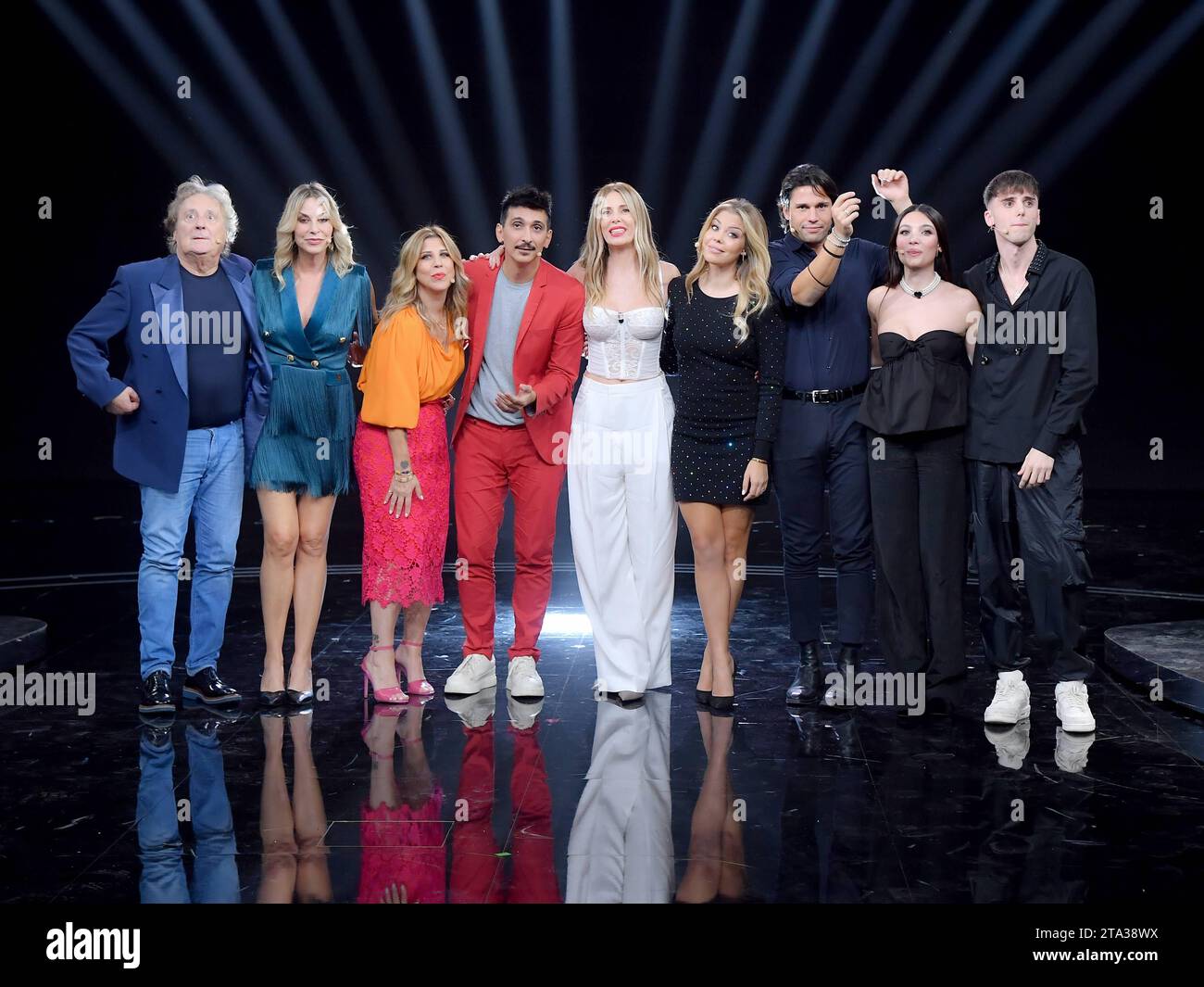 Rome, Italy. 28th Nov, 2023. Rome: Rai studios ex Dear. Boomerissima 4th episode. In the photo ...