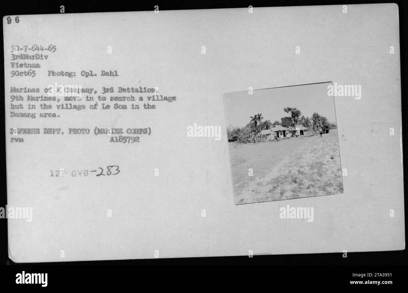 "Marines from K Company, 3rd Battalion, 9th Marines, conduct a search ...