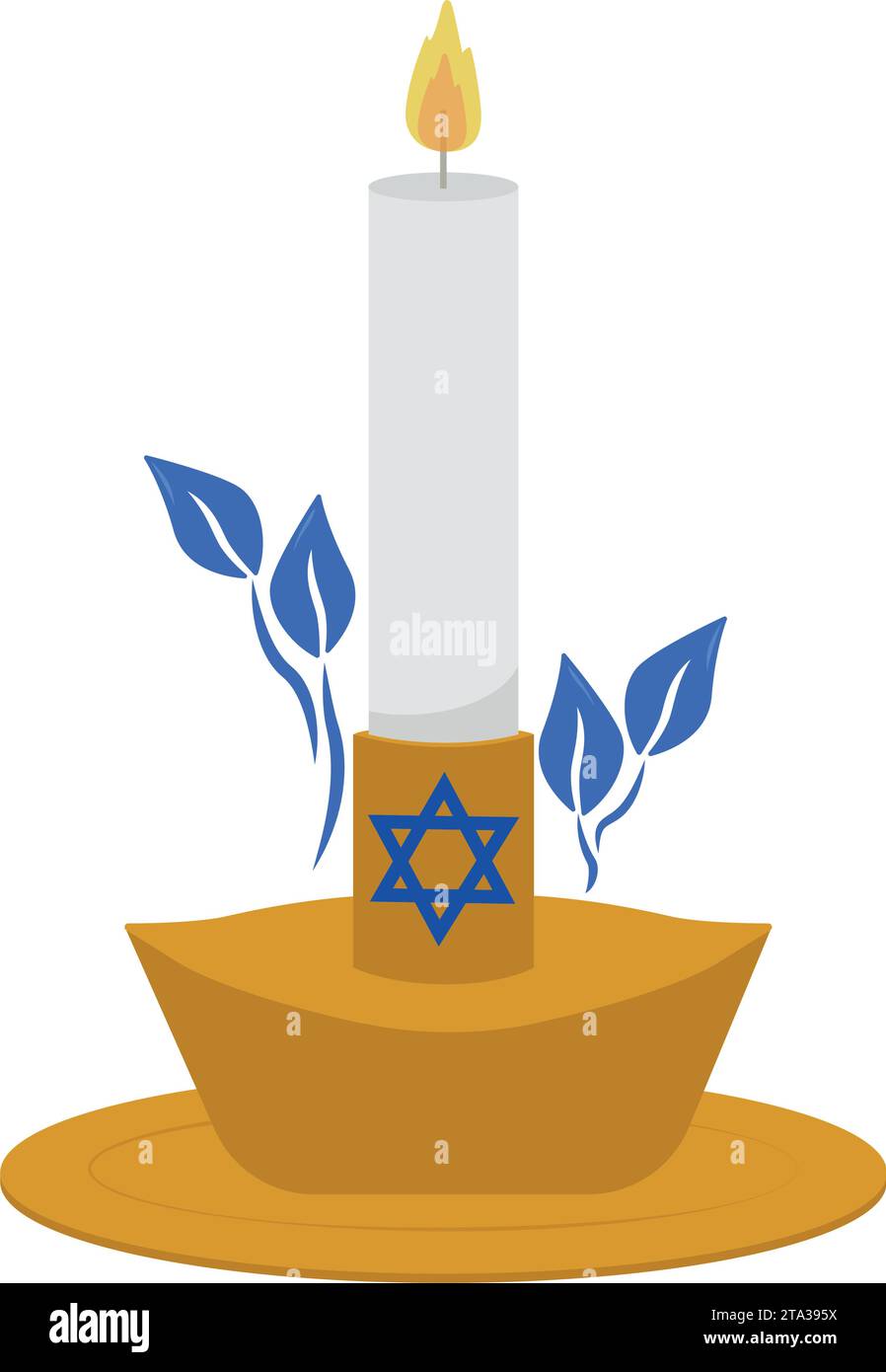 israel peace candle Stock Vector Image & Art - Alamy