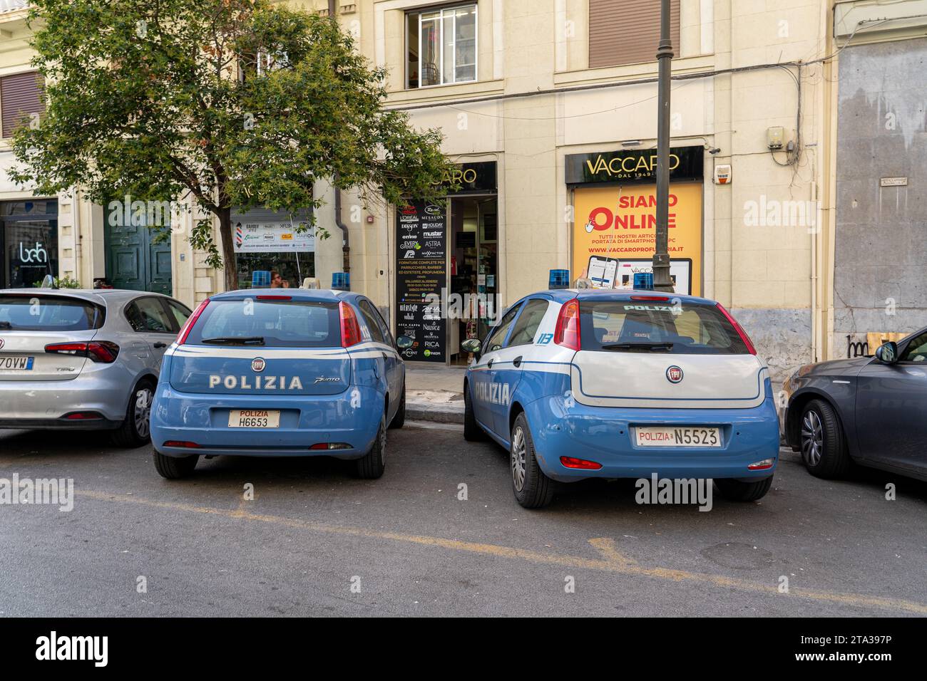 Policia local patrol car parked hi-res stock photography and images - Alamy