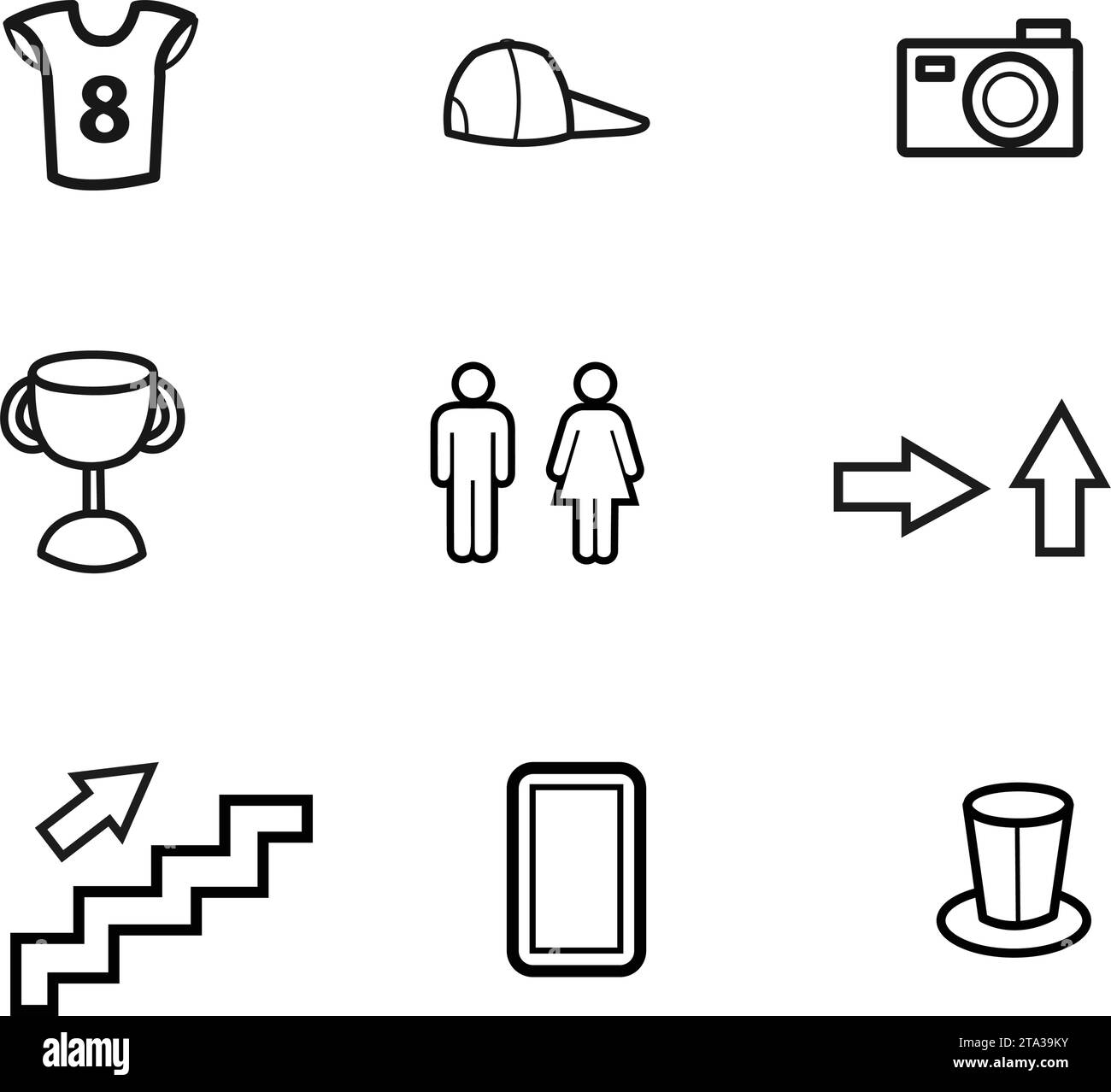 Rugby stadium stairs Stock Vector Images - Alamy