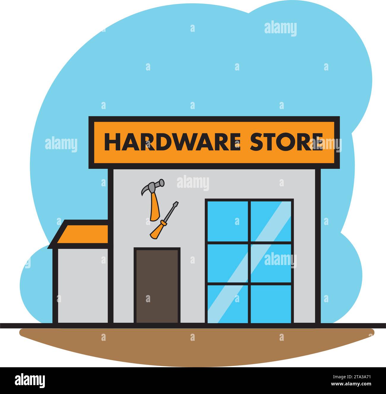 Small hardware store Stock Vector Images - Alamy