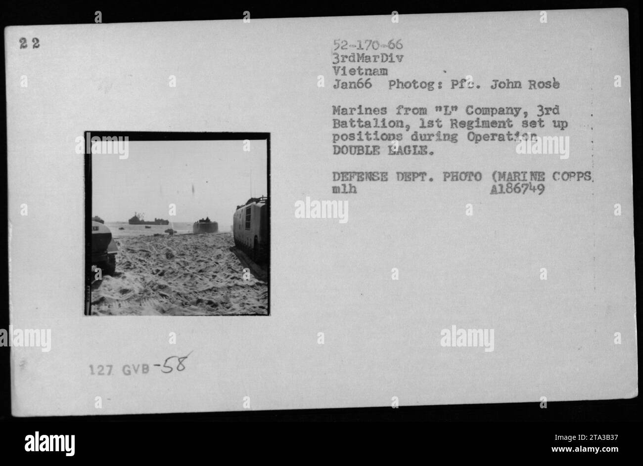 Marines from "L" Company, 3rd Battalion, 1st Regiment establish ...