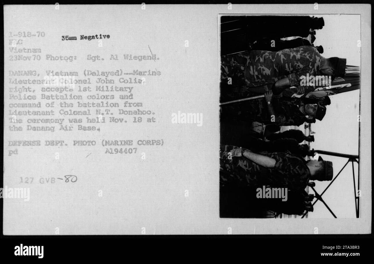 Lieutenant colonel john colia hi-res stock photography and images - Alamy