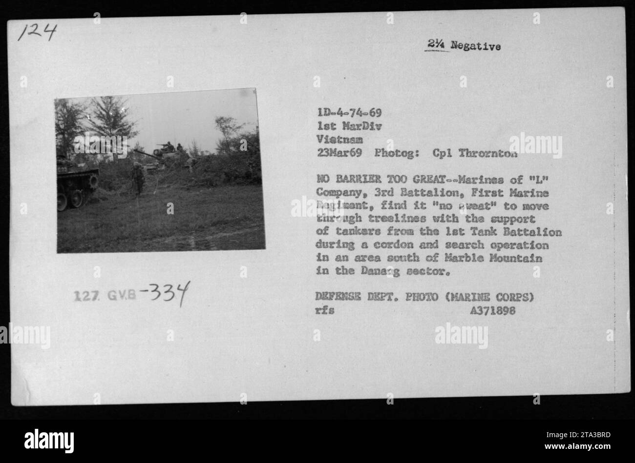 "Marines from "L" Company, 3rd Battalion, First Marine Regiment ...