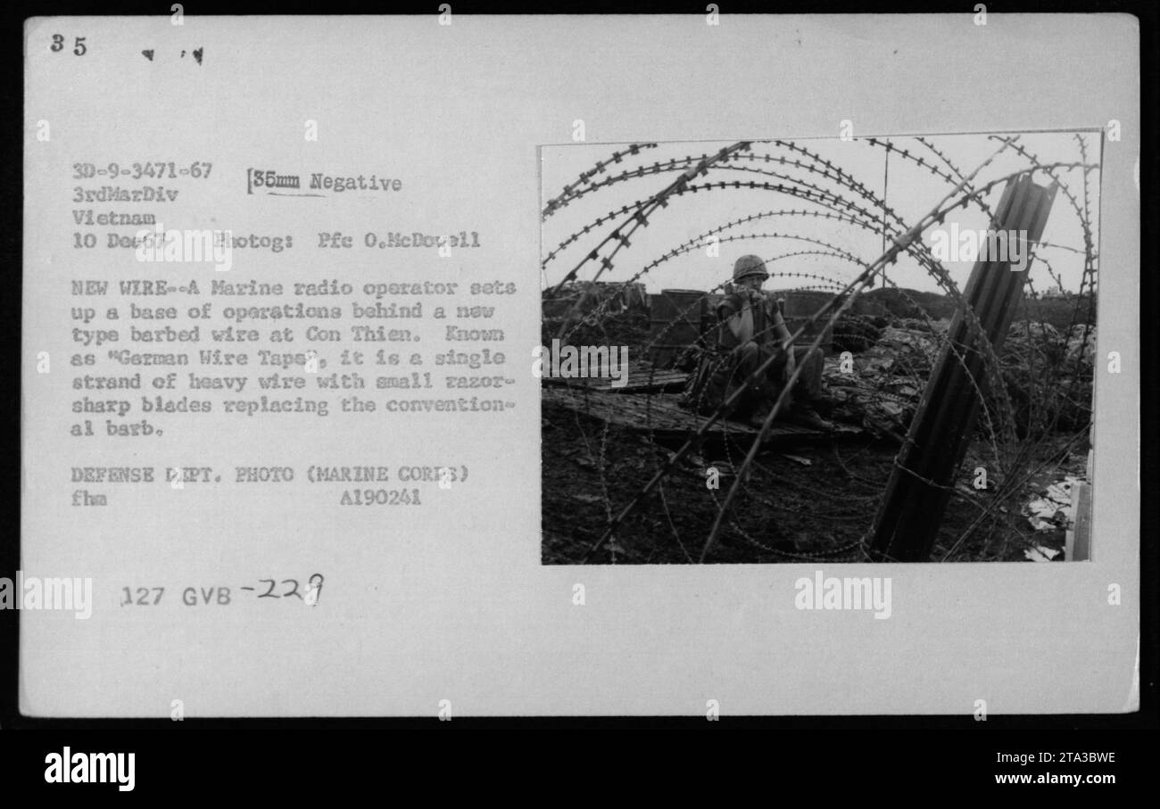 Marine radio operator sets up a base of operations behind a new type of ...