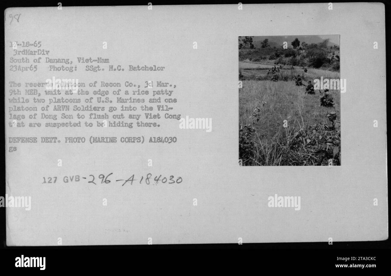 US Marines from the 3rd Marine Division, 9th Marine Expeditionary ...