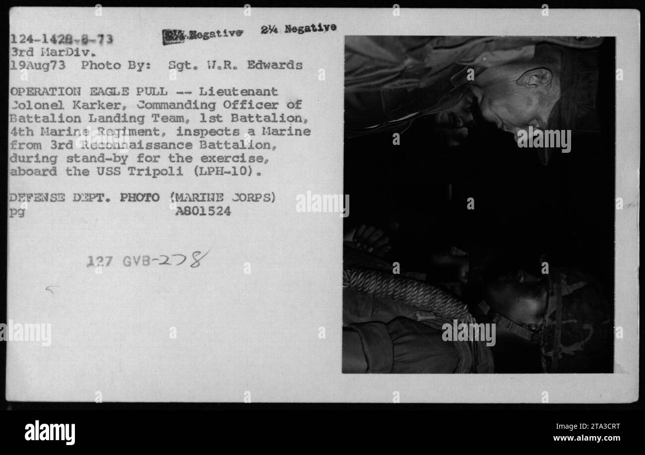 Lieutenant colonel karker hi-res stock photography and images - Alamy