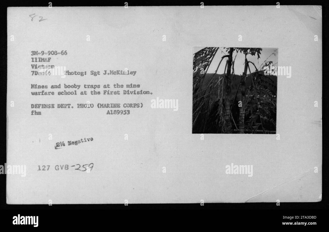 On December 7, 1966, soldiers at the Mine Warfare School in Vietnam ...