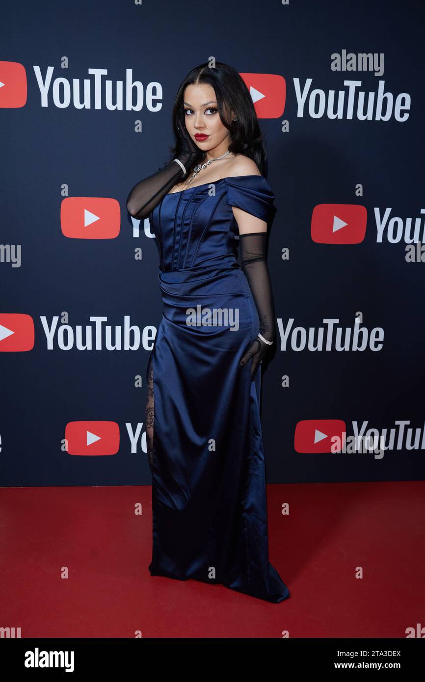 Berlin, Germany. 28th Nov, 2023. Nominee Ayliva attends the award ...