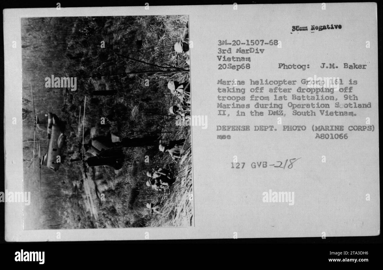 1st battalion 9th marines vietnam Black and White Stock Photos & Images ...