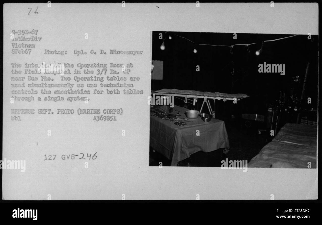 On February 8, 1967, at a Field Hospital near Duo Pho, an operating ...