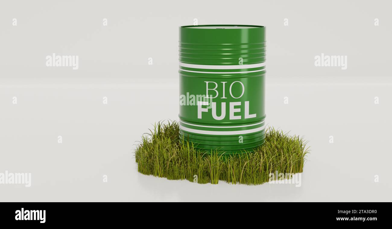 E-Fuel, Bio Fuel, Green Fuel in a Barrel Stock Photo - Alamy