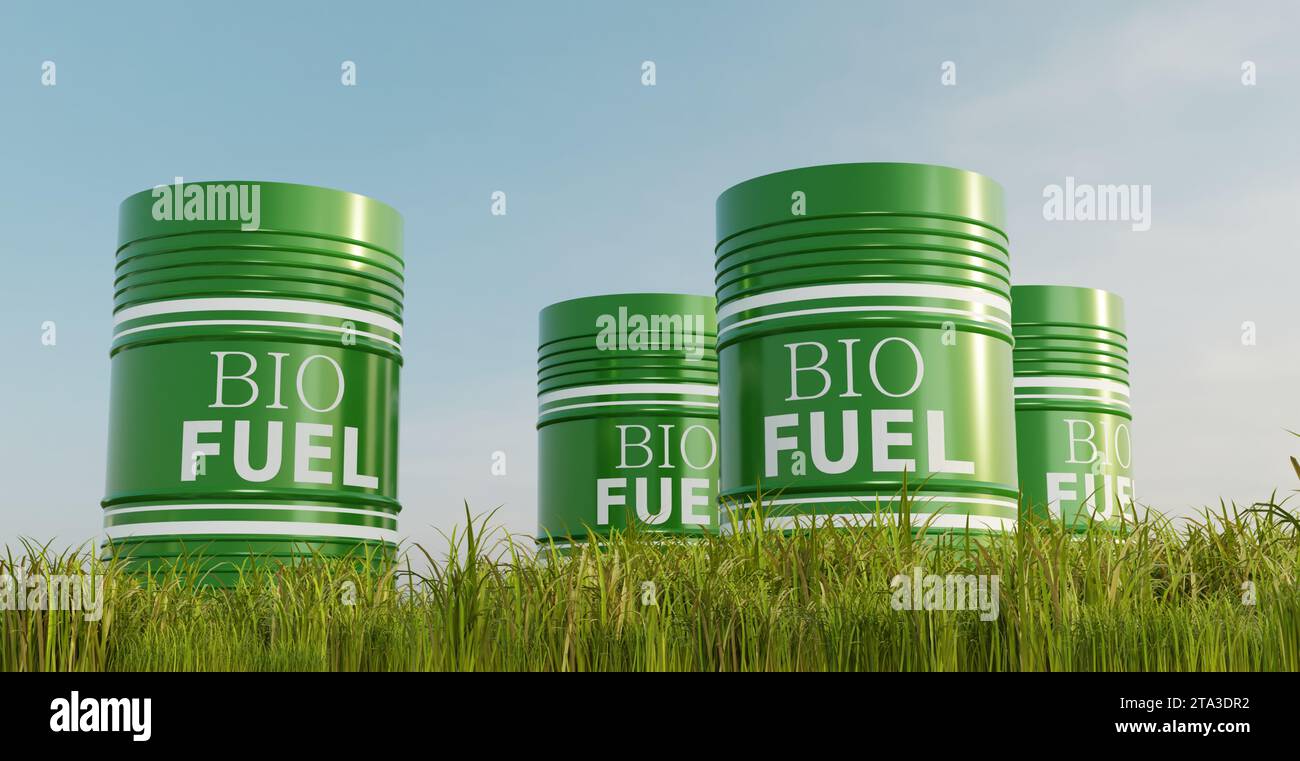 E-Fuel, Bio Fuel, Green Fuel in a Barrel Stock Photo - Alamy