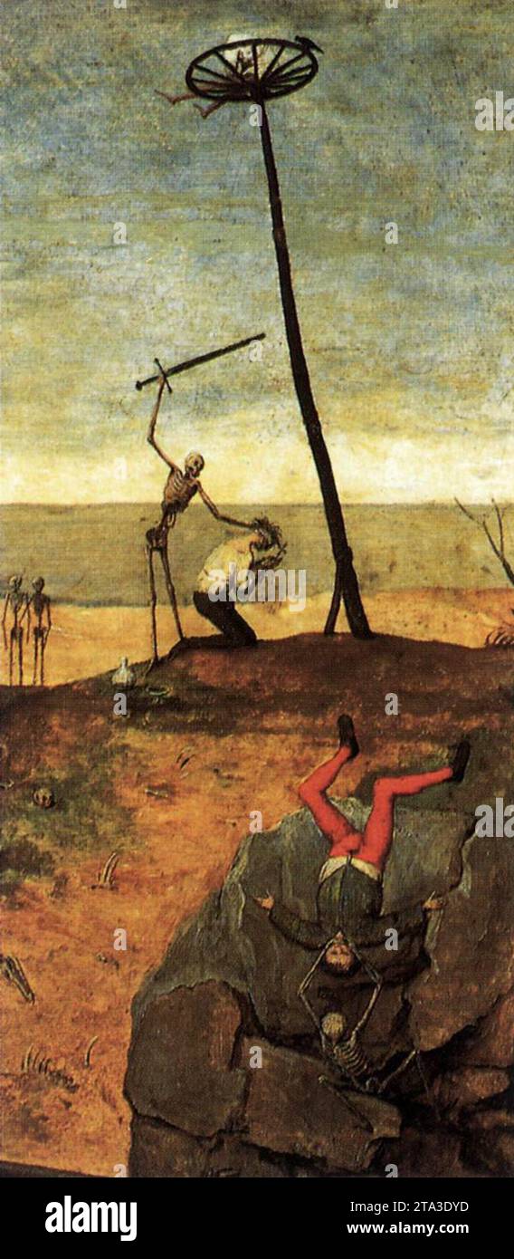 The Triumph of Death (detail) c. 1562 by Pieter The Elder Bruegel Stock ...