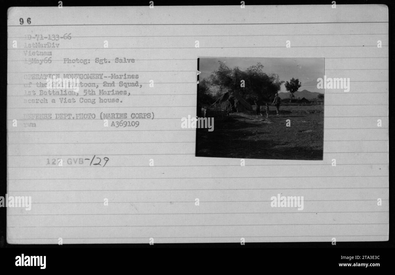 Marines from the 2nd Platoon, 2nd Squad, 1st Battalion, 5th Marines ...