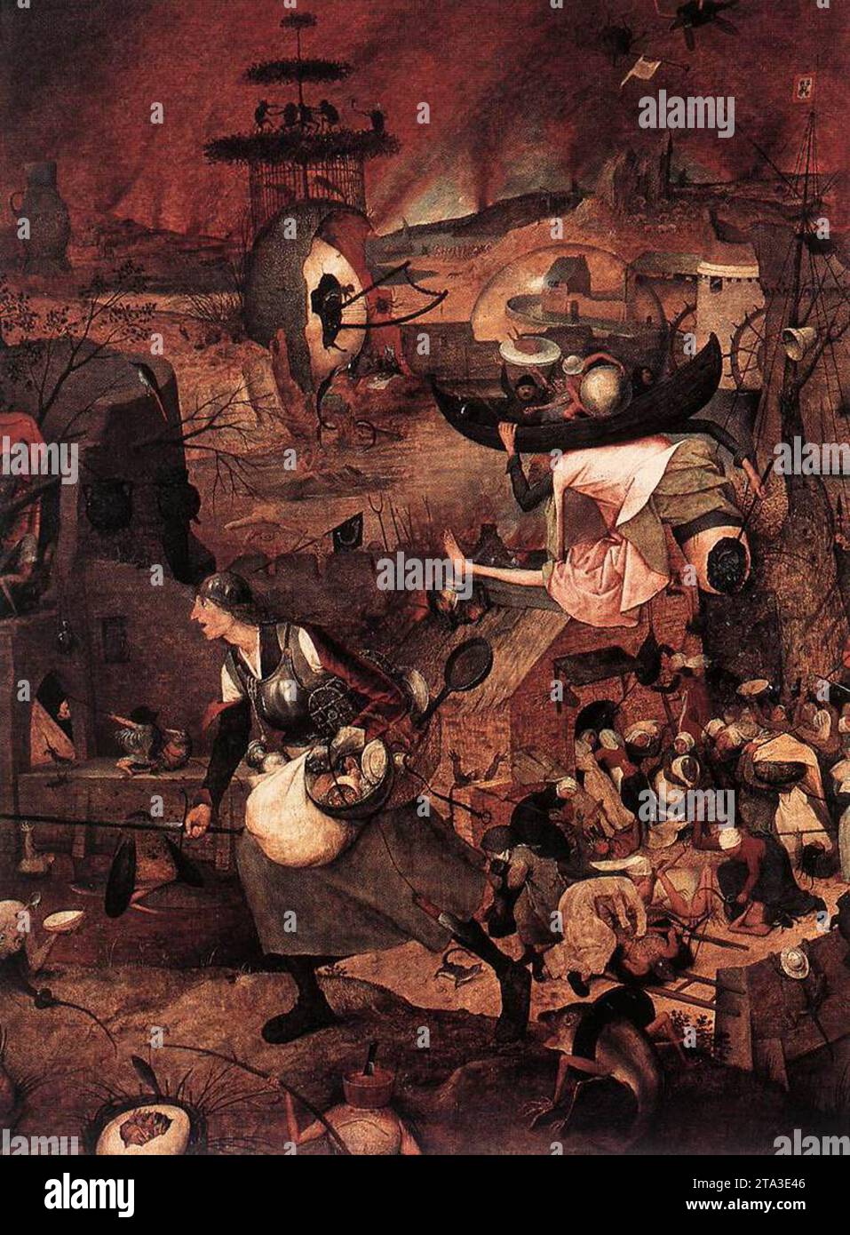 Dulle Griet (detail) c. 1562 by Pieter The Elder Bruegel Stock Photo ...