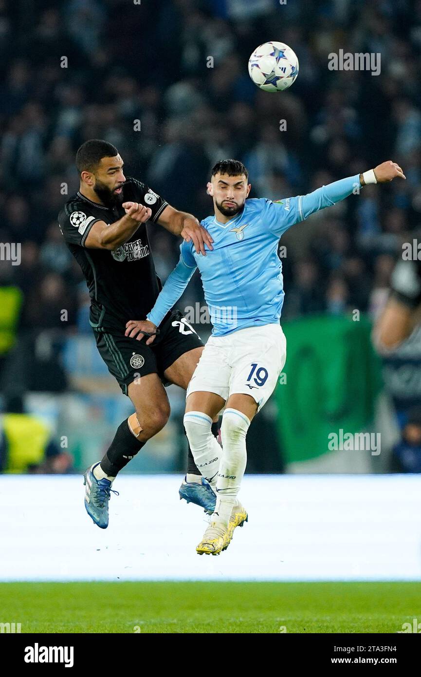 Rome, Italy. 28th Nov, 2023. Cameron Carter-Vickers of Celtic FC and ...