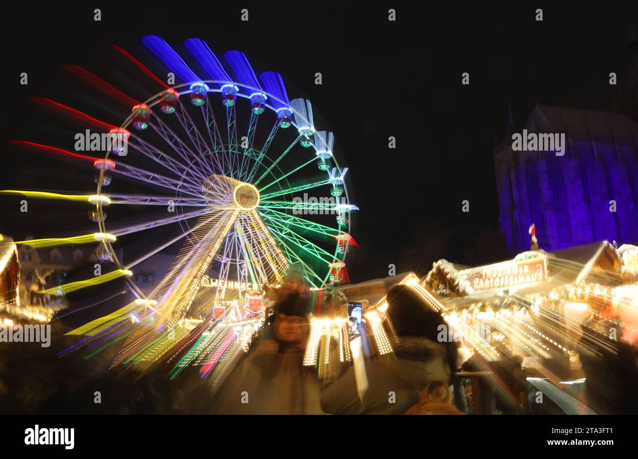 Weihnachtsmarkt Erfurt 28.11.2023, Erfurt, Eroeffnung des 173 ...
