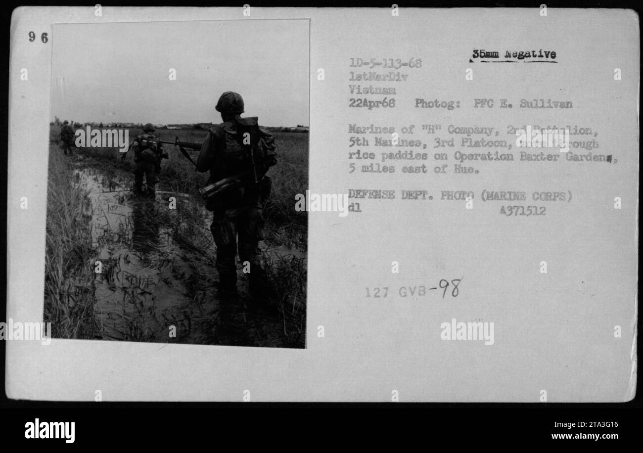 Marines from H Company, 2nd Battalion, 5th Marines, 3rd Platoon move ...