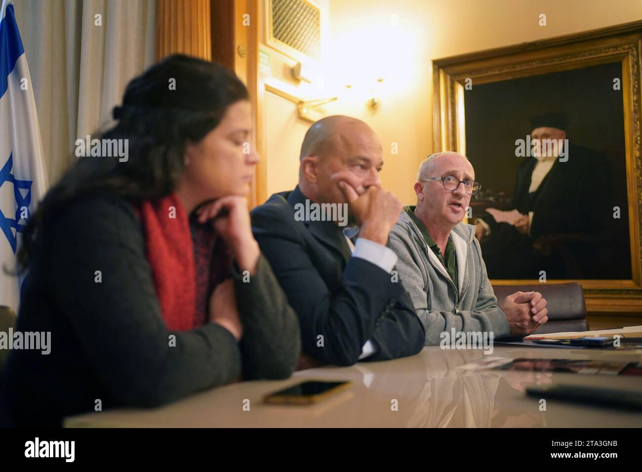 (left-right) Limor Sella-Broyde, Shahar Mor and British-Israeli David ...