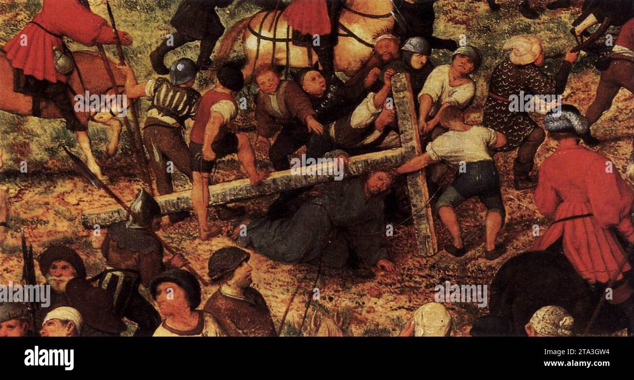 Christ Carrying the Cross (detail) 1564 by Pieter The Elder Bruegel Stock Photo - Alamy
