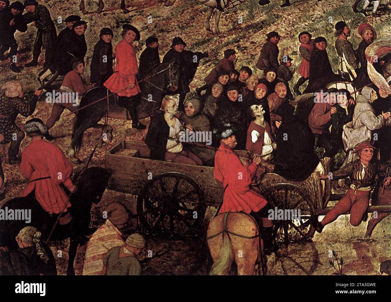 Christ Carrying the Cross (detail) 1564 by Pieter The Elder Bruegel Stock Photo - Alamy