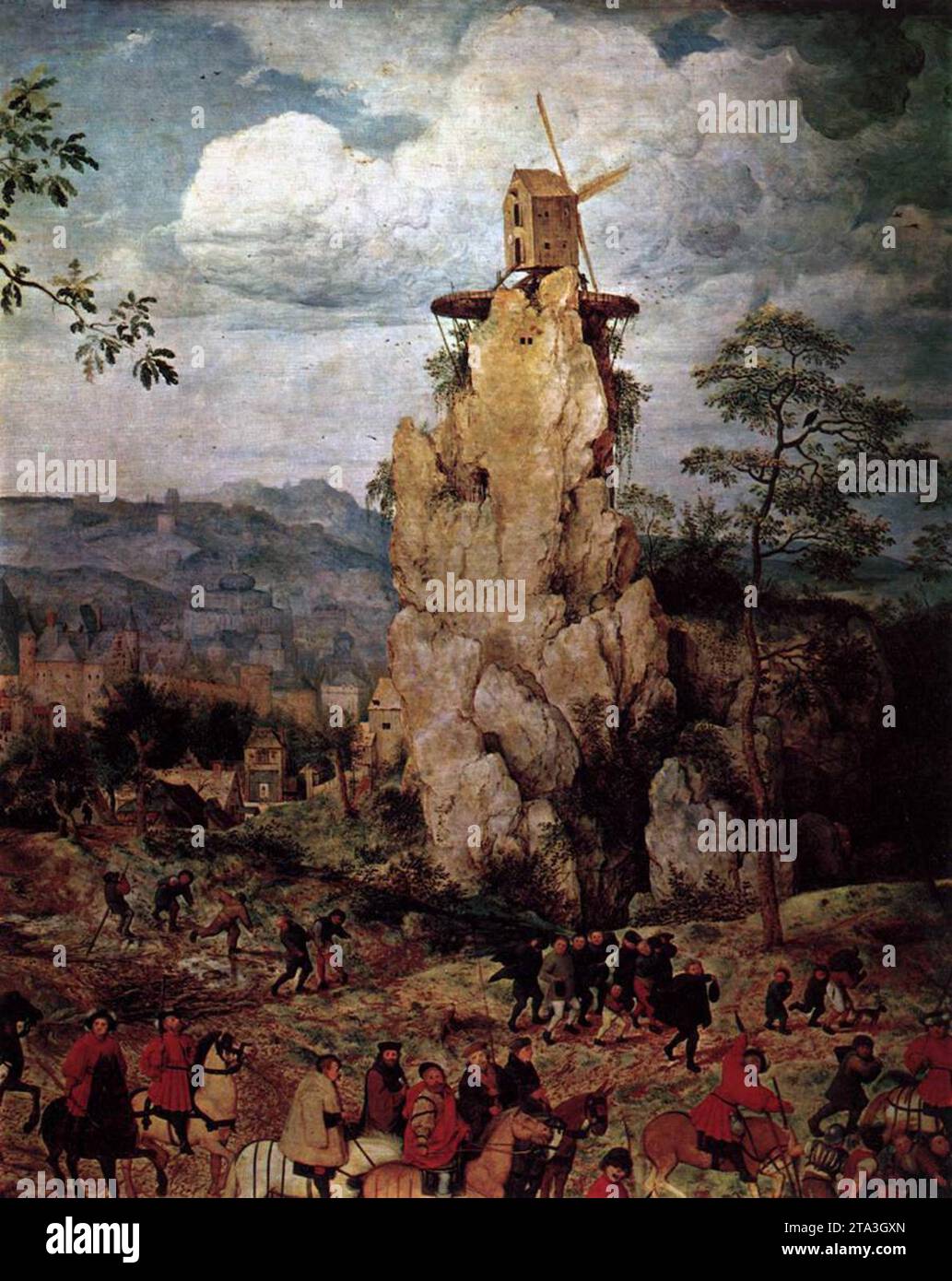 Christ Carrying the Cross (detail) 1564 by Pieter The Elder Bruegel Stock Photo - Alamy