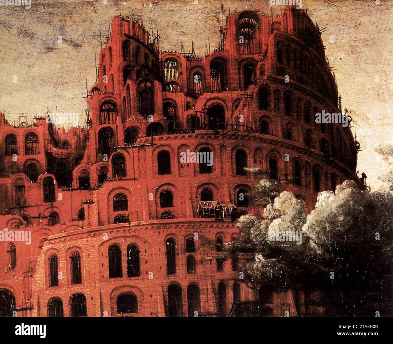 The "Little" Tower of Babel (detail) c. 1564 by Pieter The Elder ...