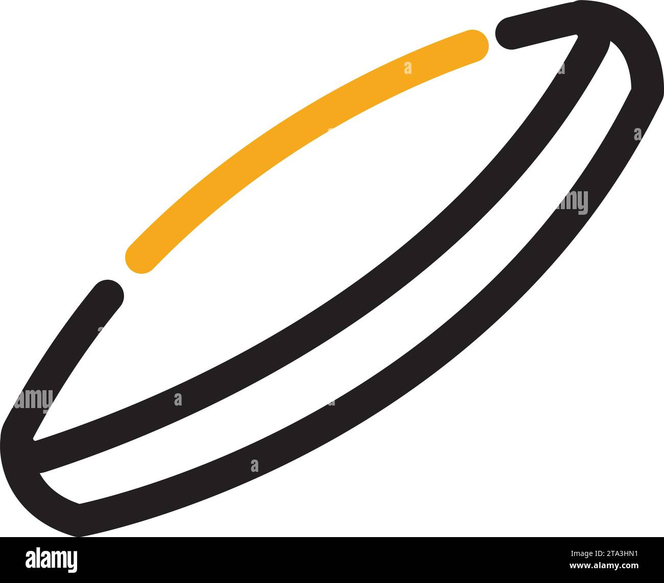 Black frisbee vector hi-res stock photography and images - Alamy