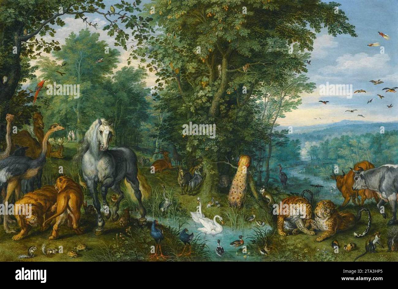 The Garden of Eden with the Fall of Man 1616 by Jan The Elder Brueghel ...