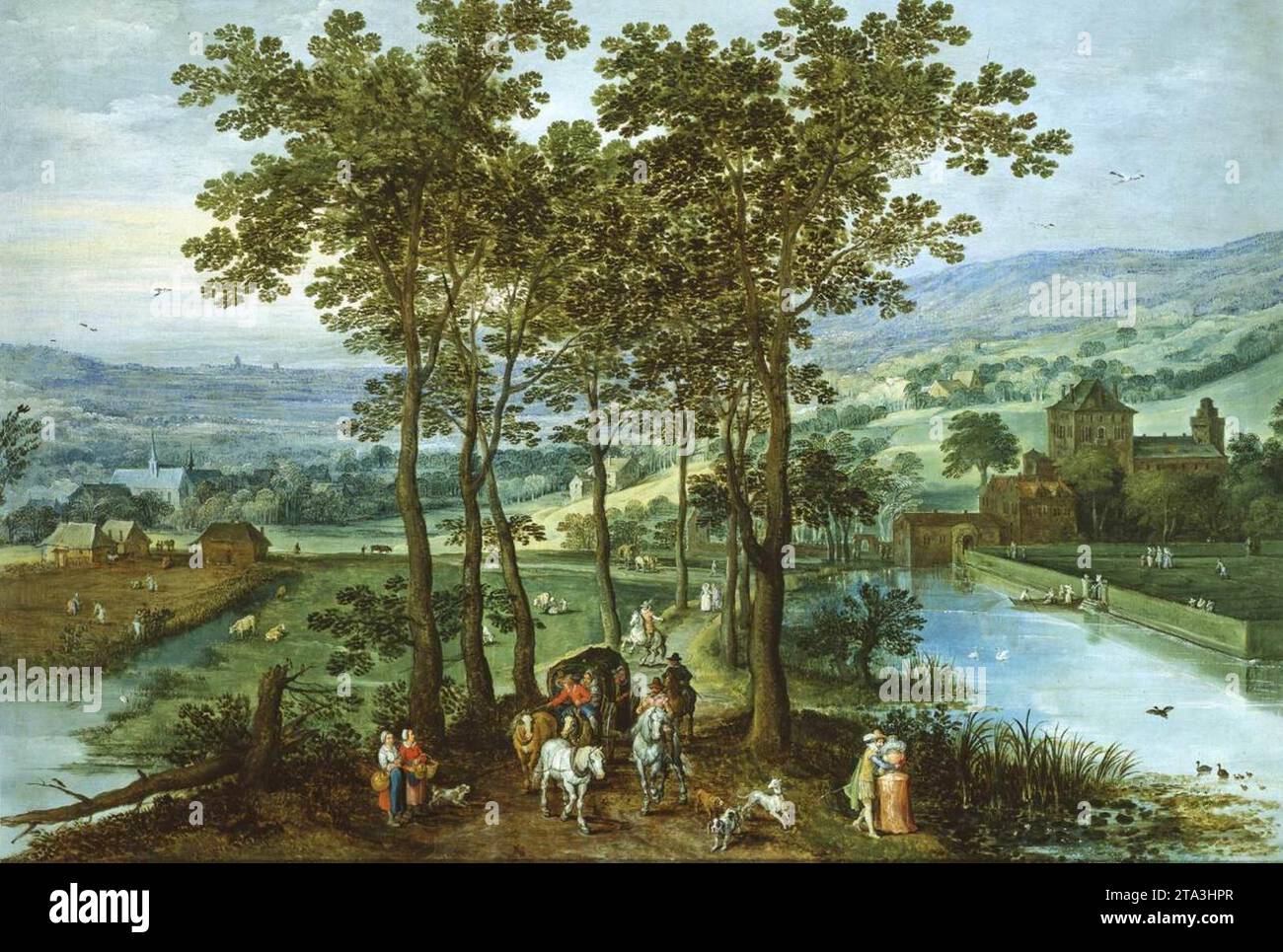 Spring 1618-19 by Jan The Elder Brueghel Stock Photo - Alamy