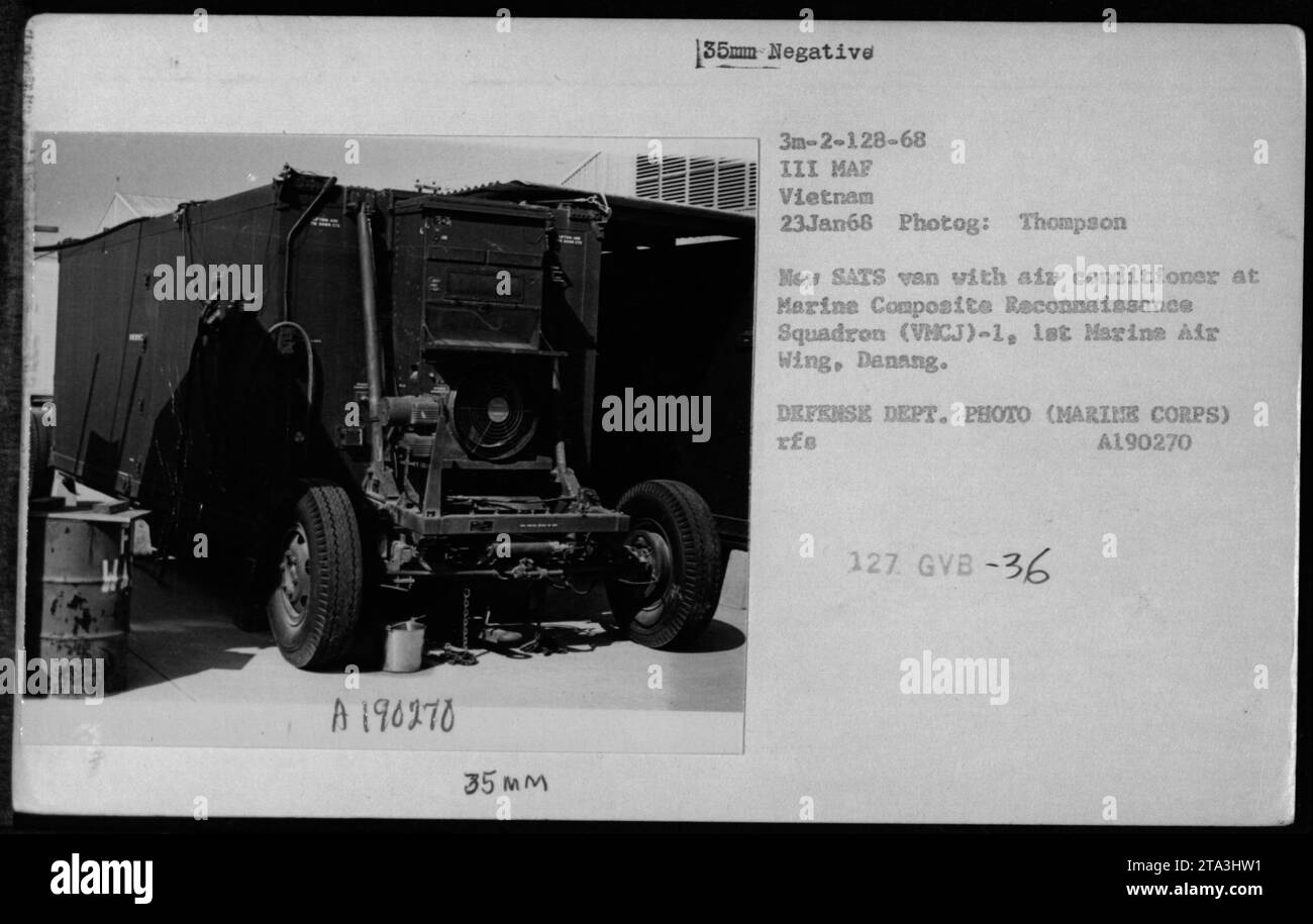 A new SATS van with air conditioner is seen at Marine Composite ...