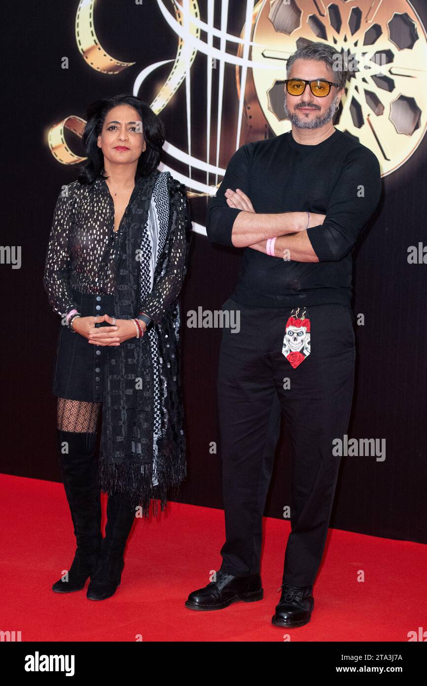 Lamia Chraibi and Hicham Lasri attending the Limbo Premiere as part of ...