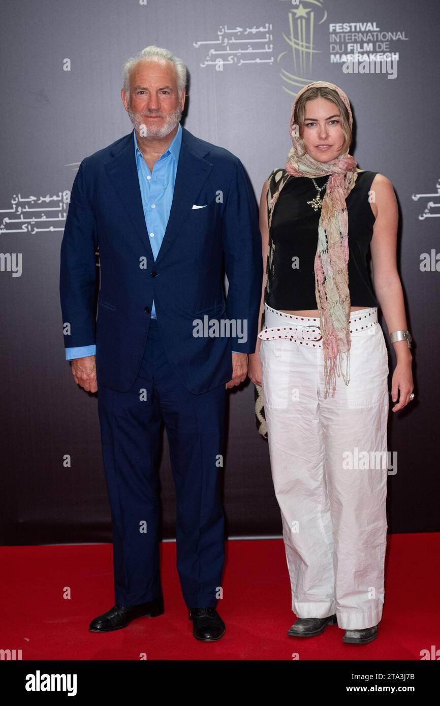 Claire Ingle-Finch and Charles Finch attending the Limbo Premiere as part of the 20th Marrakech ...