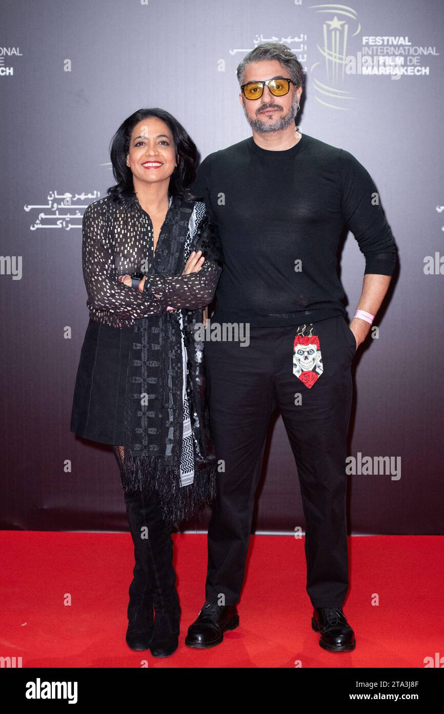 Lamia Chraibi and Hicham Lasri attending the Limbo Premiere as part of ...