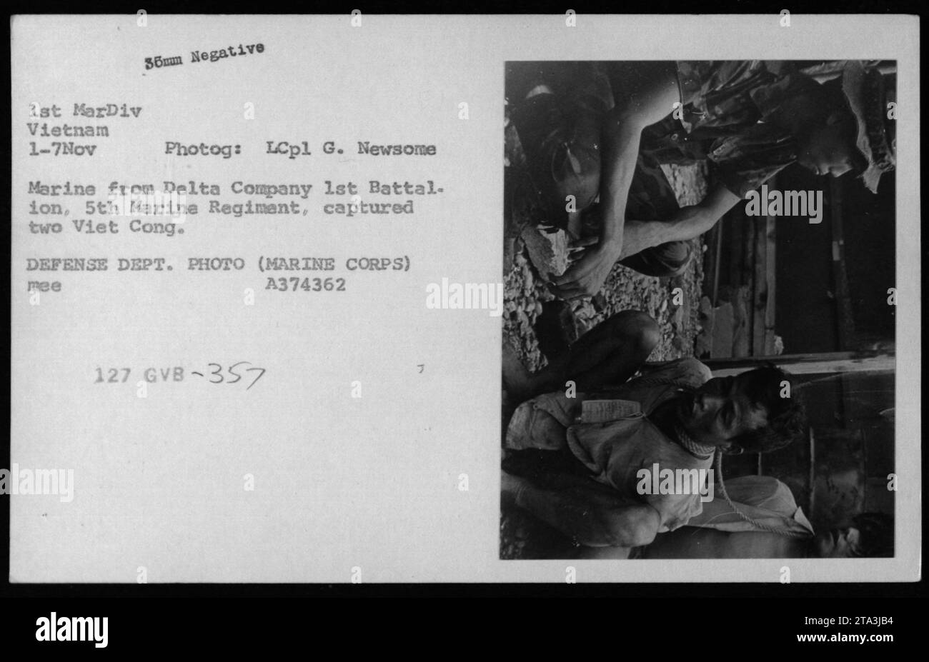 American Marines from Delta Company of the 1st Battalion, 5th Marine ...