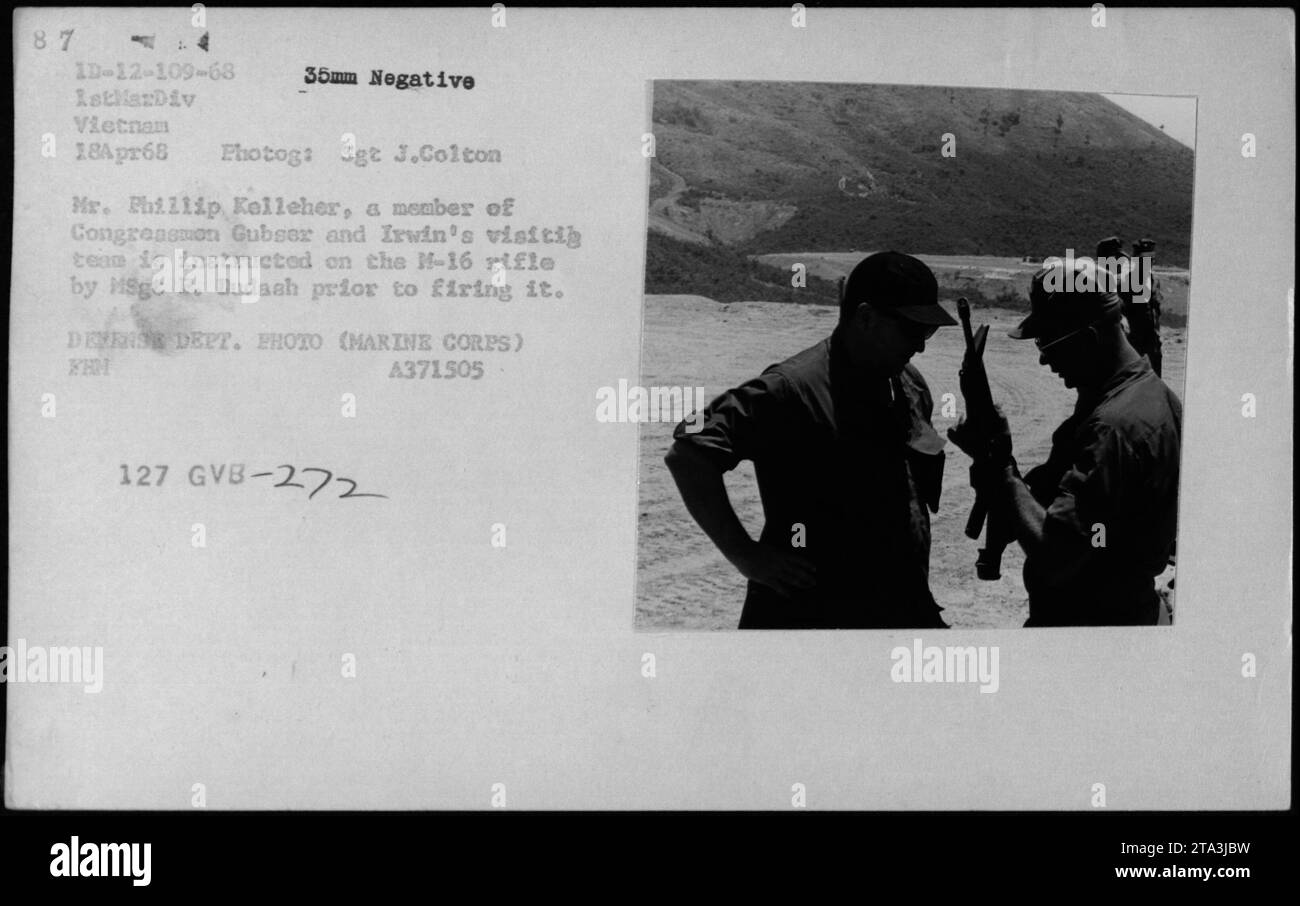 Phillip Kelleher, member of Congressman Gubser and Irwin's visiting ...