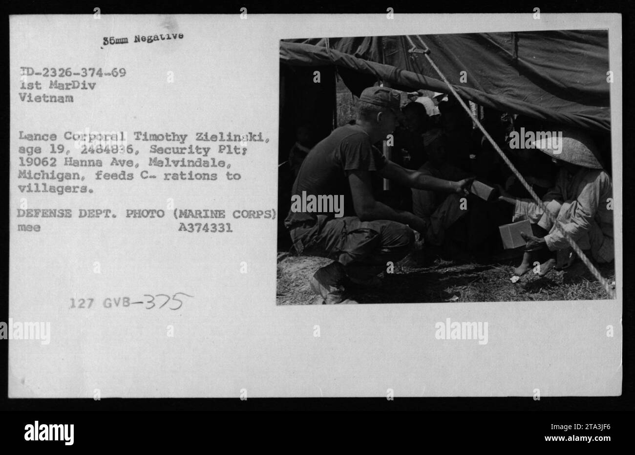 Lance corporal timothy zielinski hi-res stock photography and images ...