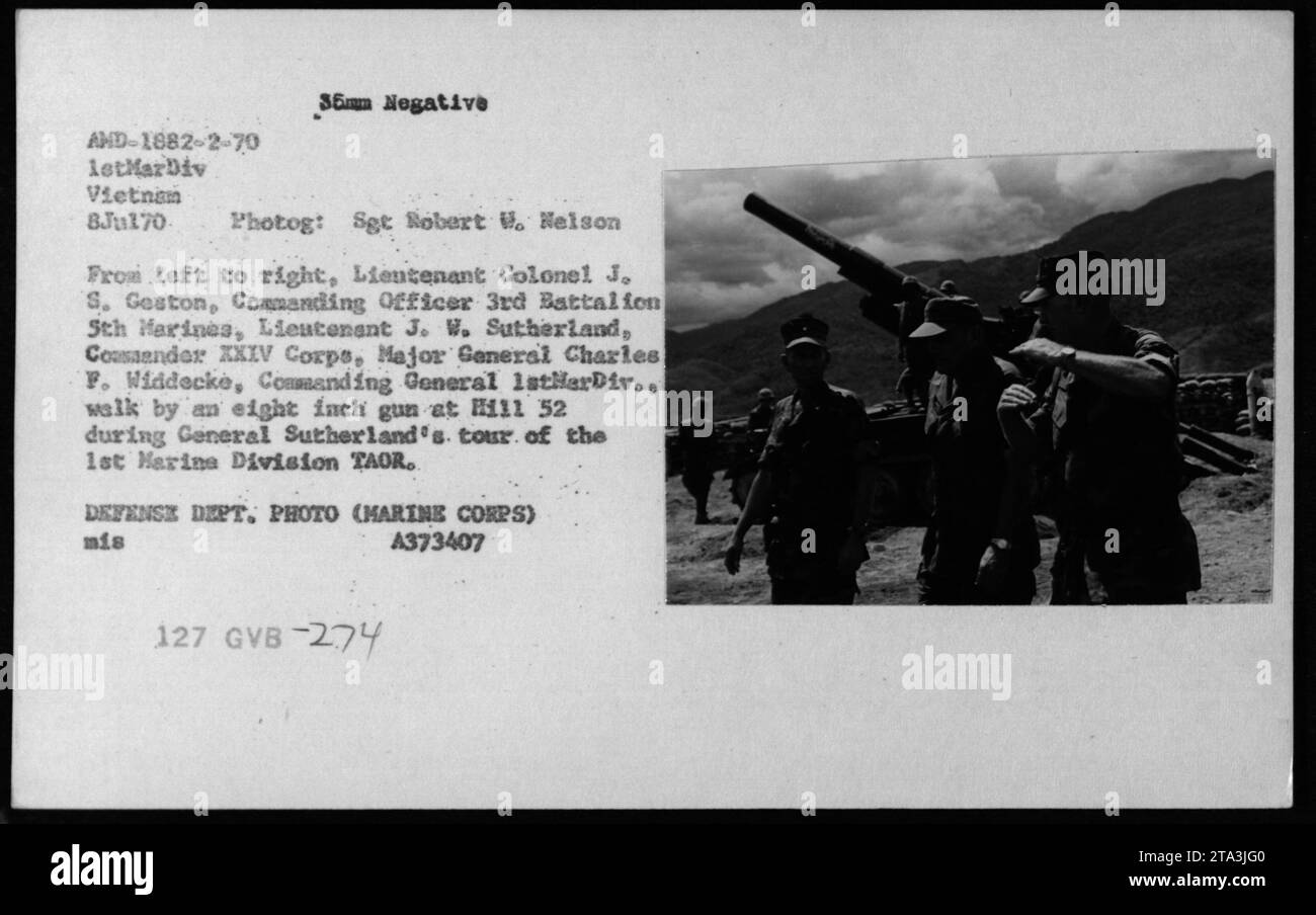 Lieutenant Colonel J.S. Geston, Commanding Officer 3rd Battalion 5th ...