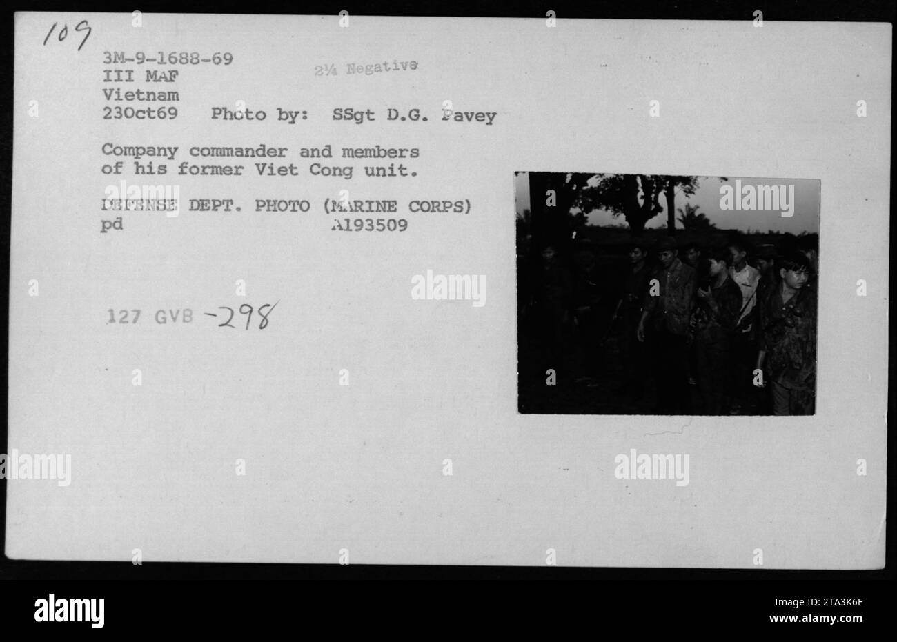 On October 23, 1969, Reformed Viet Cong members and their company ...