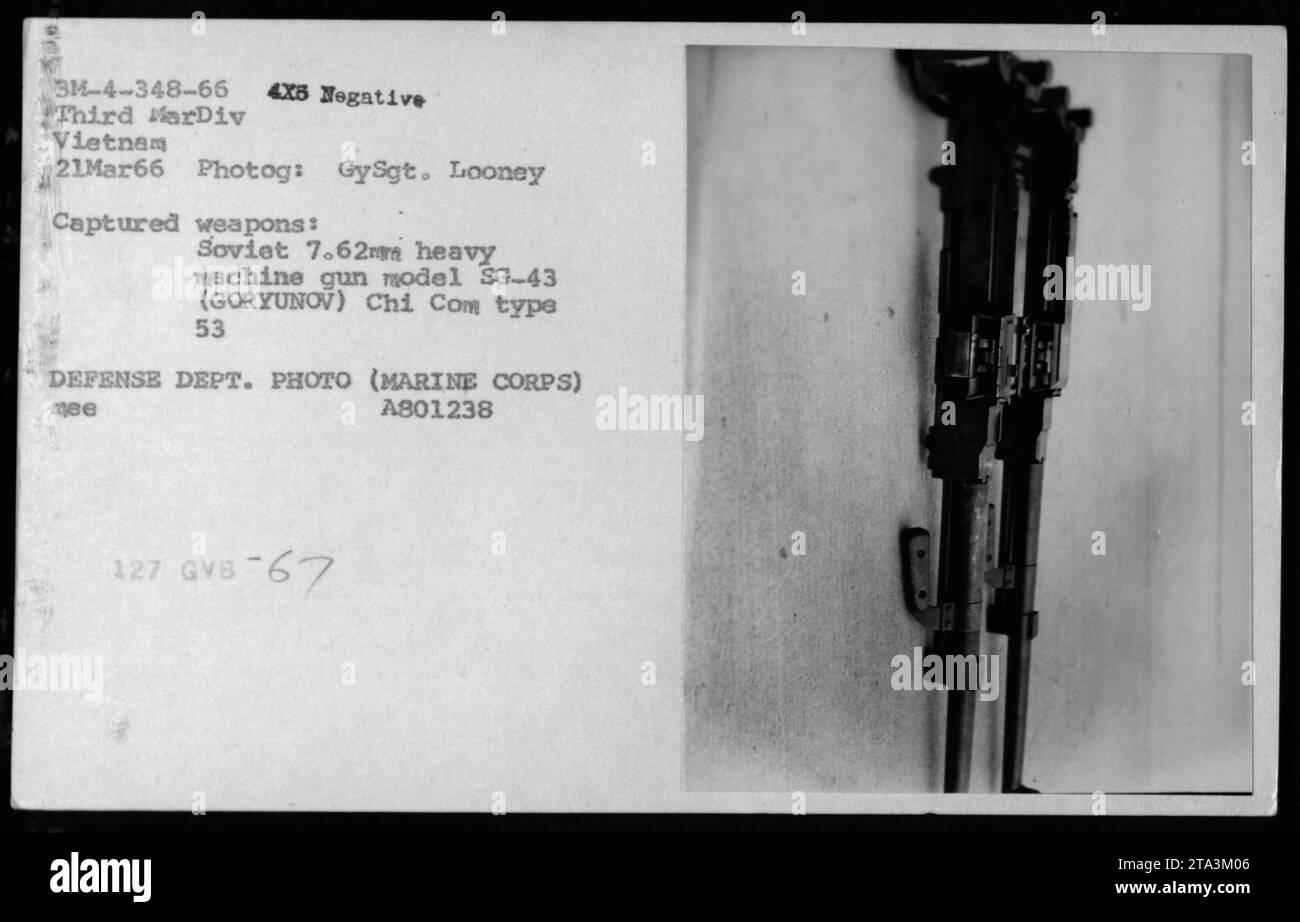 Soviet 7 62mm heavy machine gun hi-res stock photography and images - Alamy