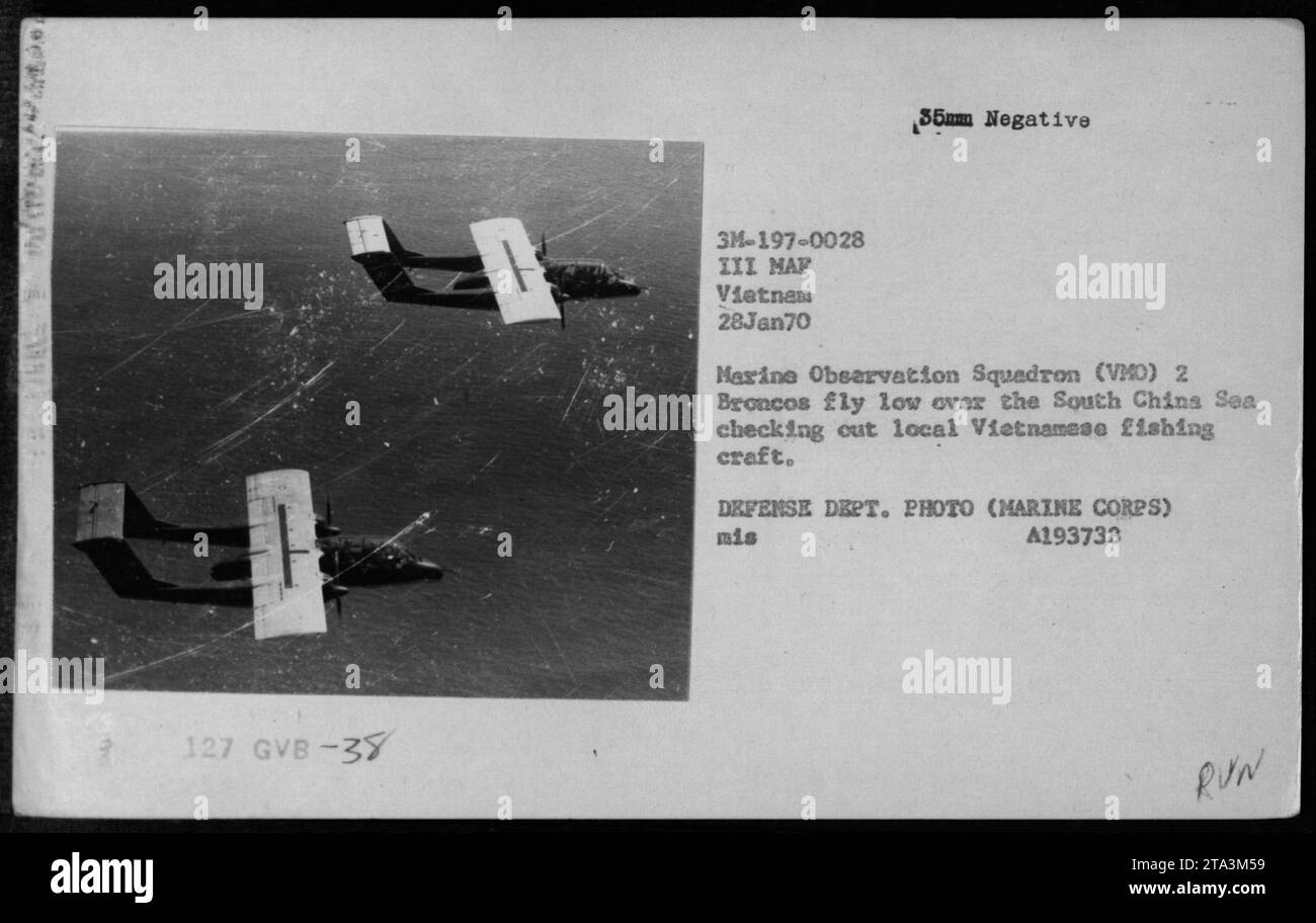 Marine Corps Observation Squadron (VMO) 2 Broncos conduct aerial ...