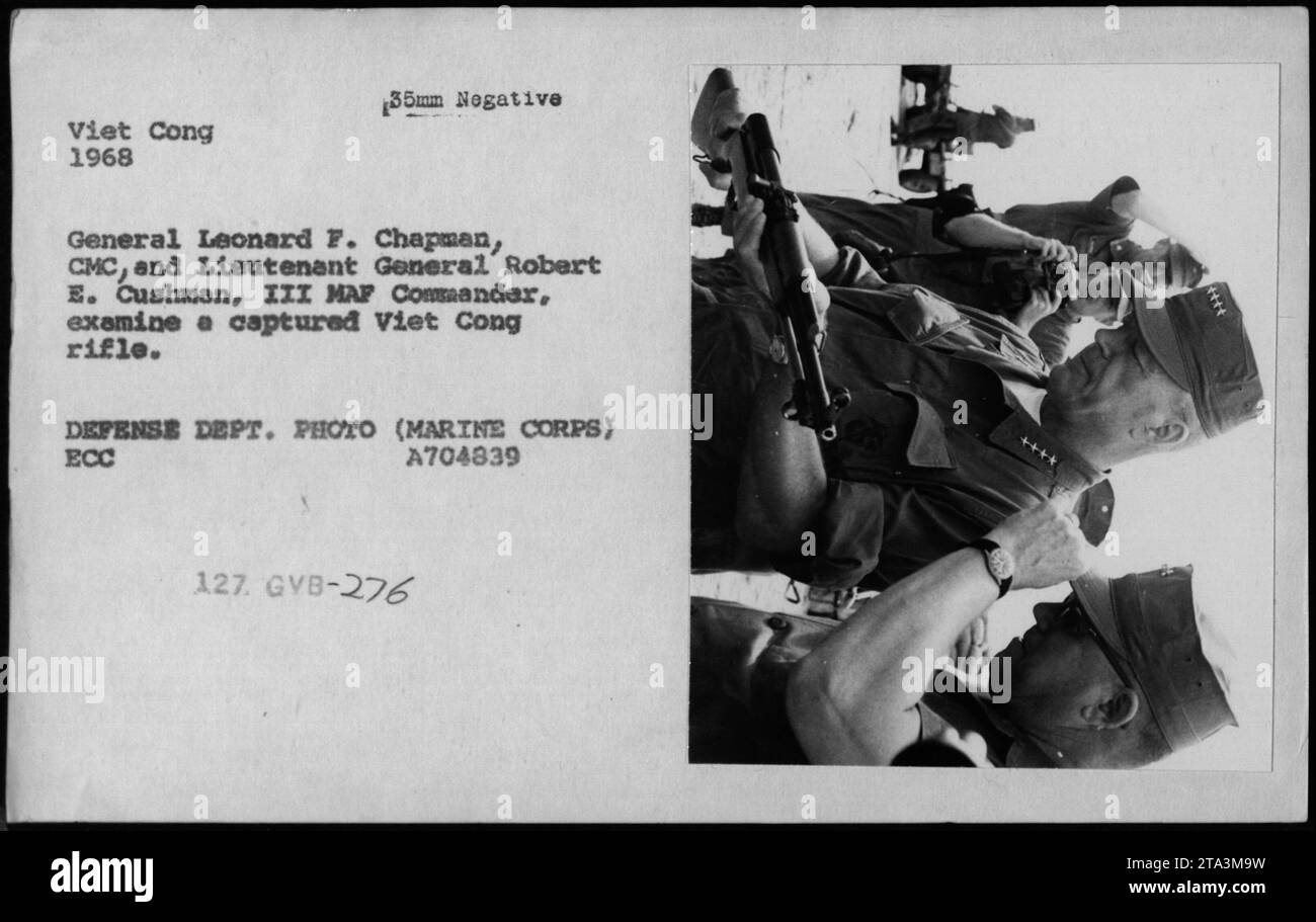 Lieutenant general robert e cushman hi-res stock photography and images ...