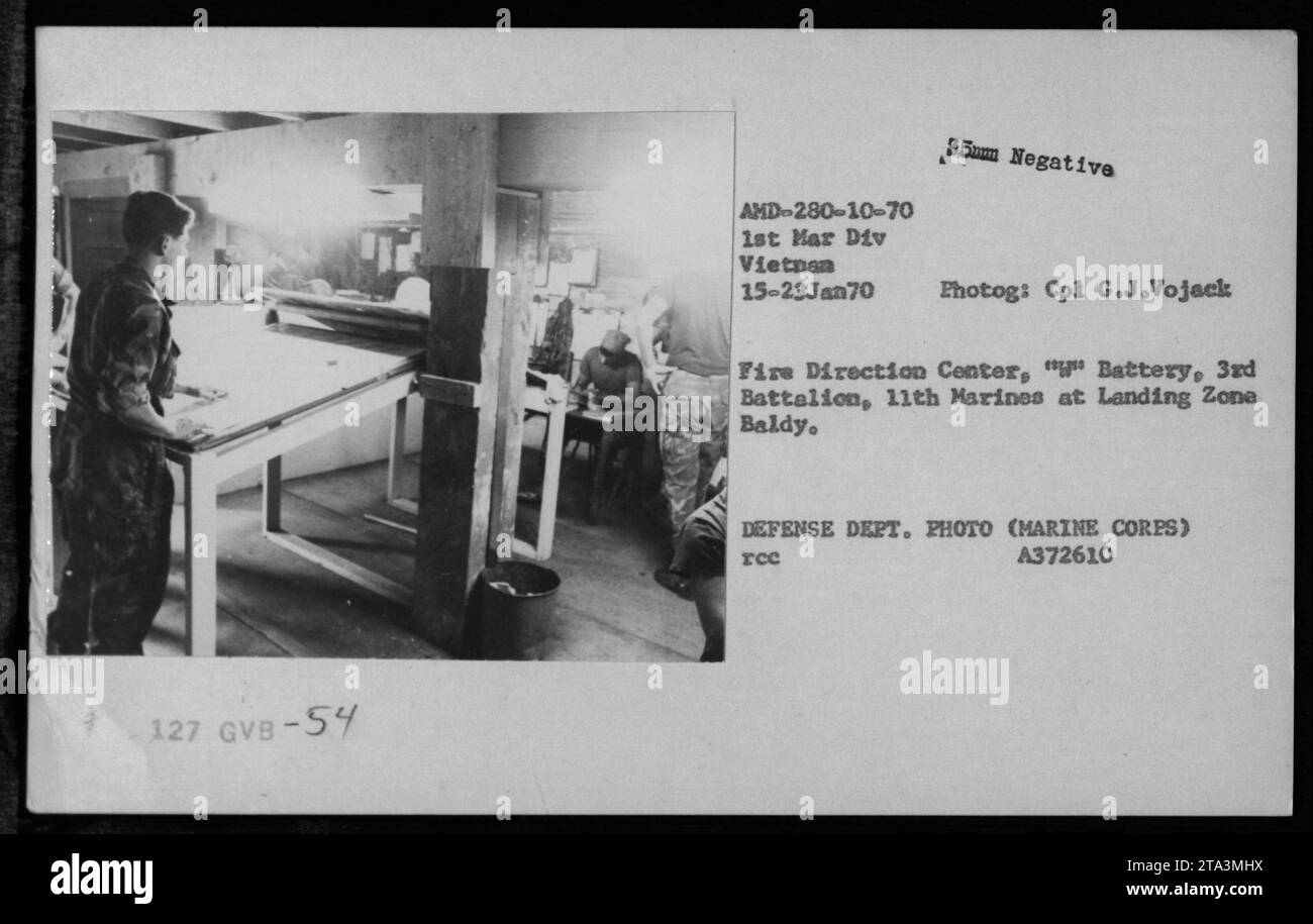 A photograph taken on January 15, 1970, showcases the Fire Direction ...