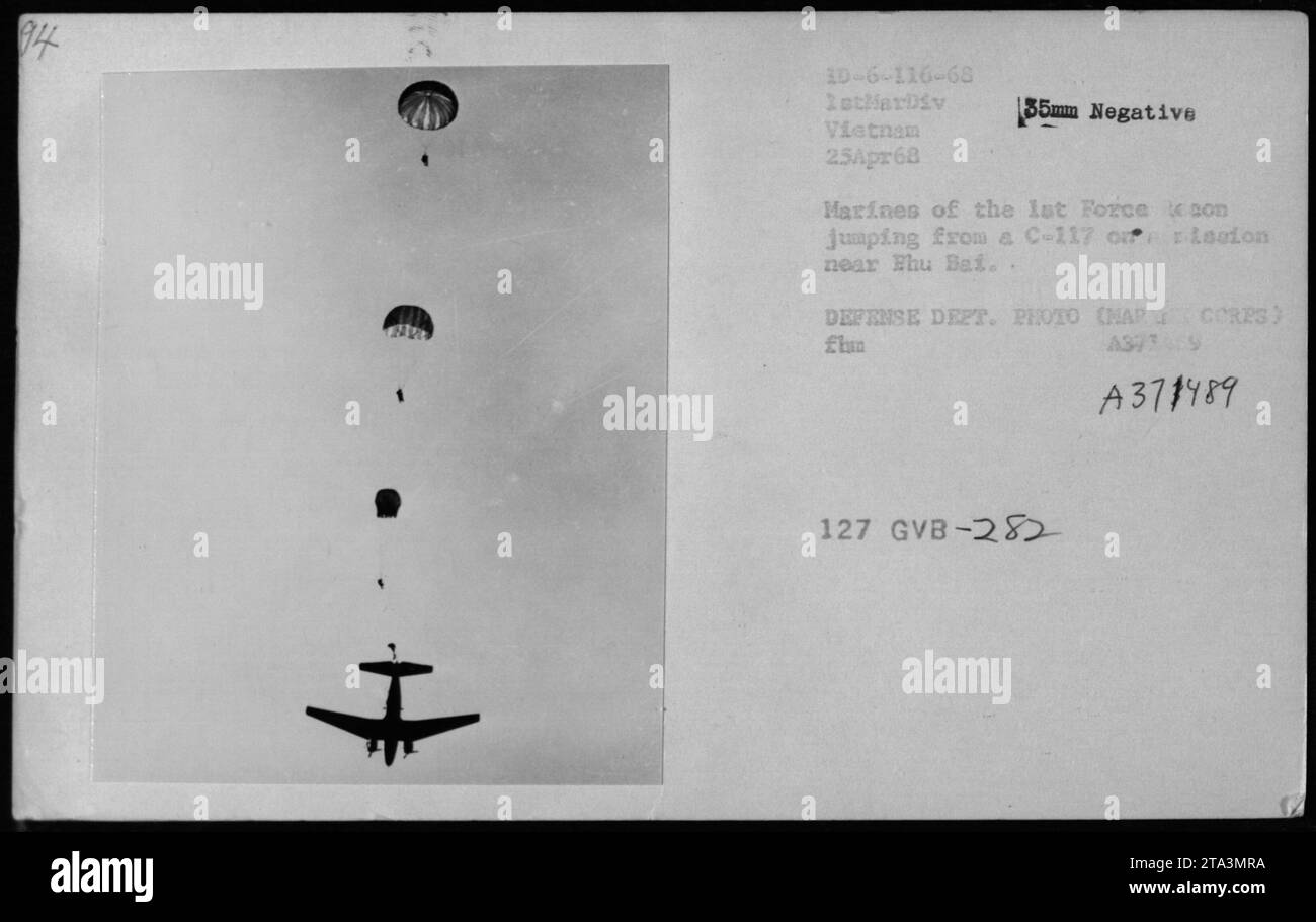 On April 25, 1968, Marines from the 1st Marine Division packed ...