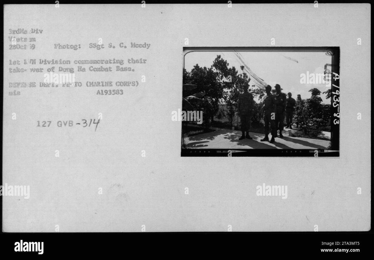 "In this 1969 photograph taken by SSgt S. C. Moody, soldiers from the ...