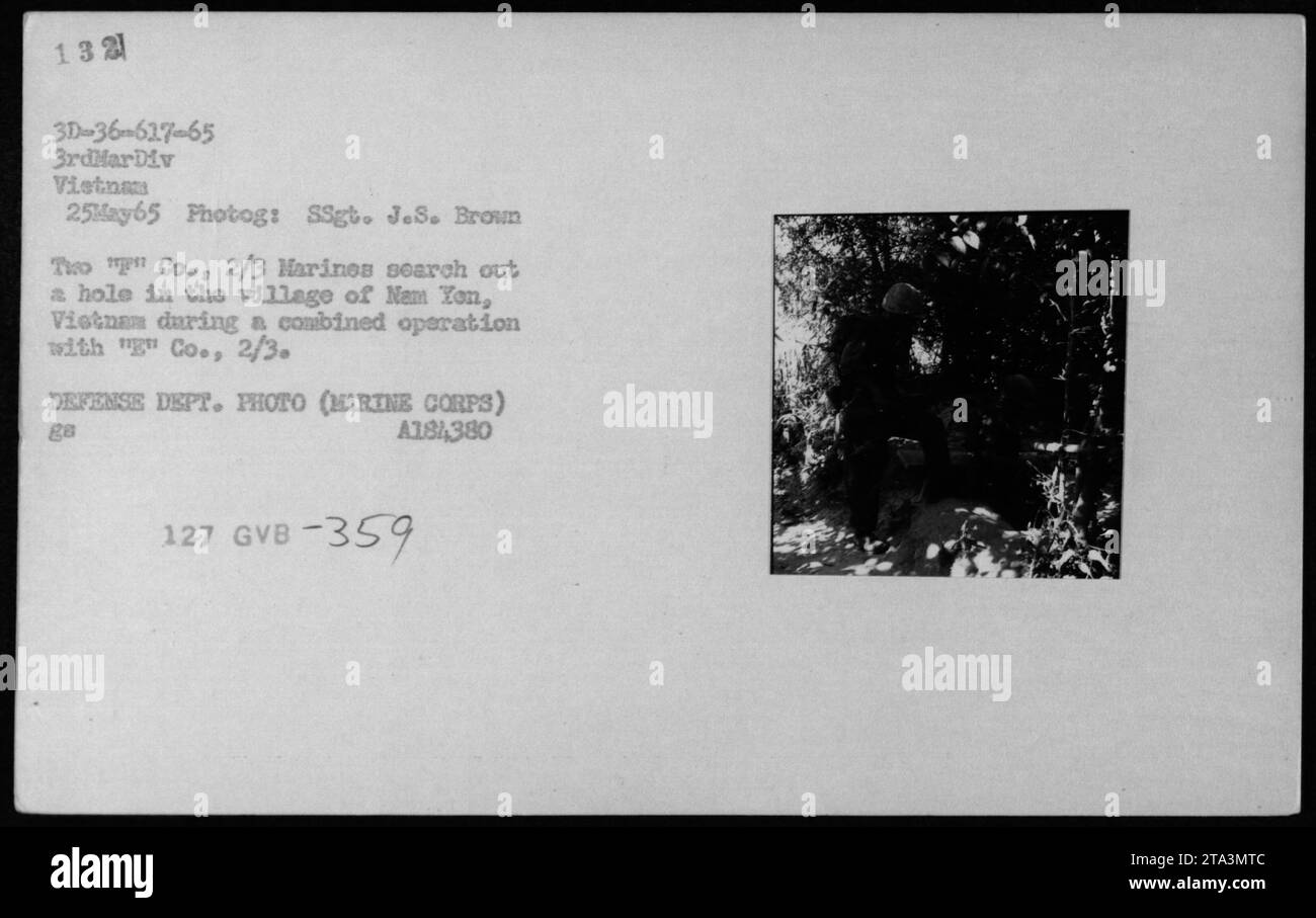 Viet cong underground networks Black and White Stock Photos & Images ...