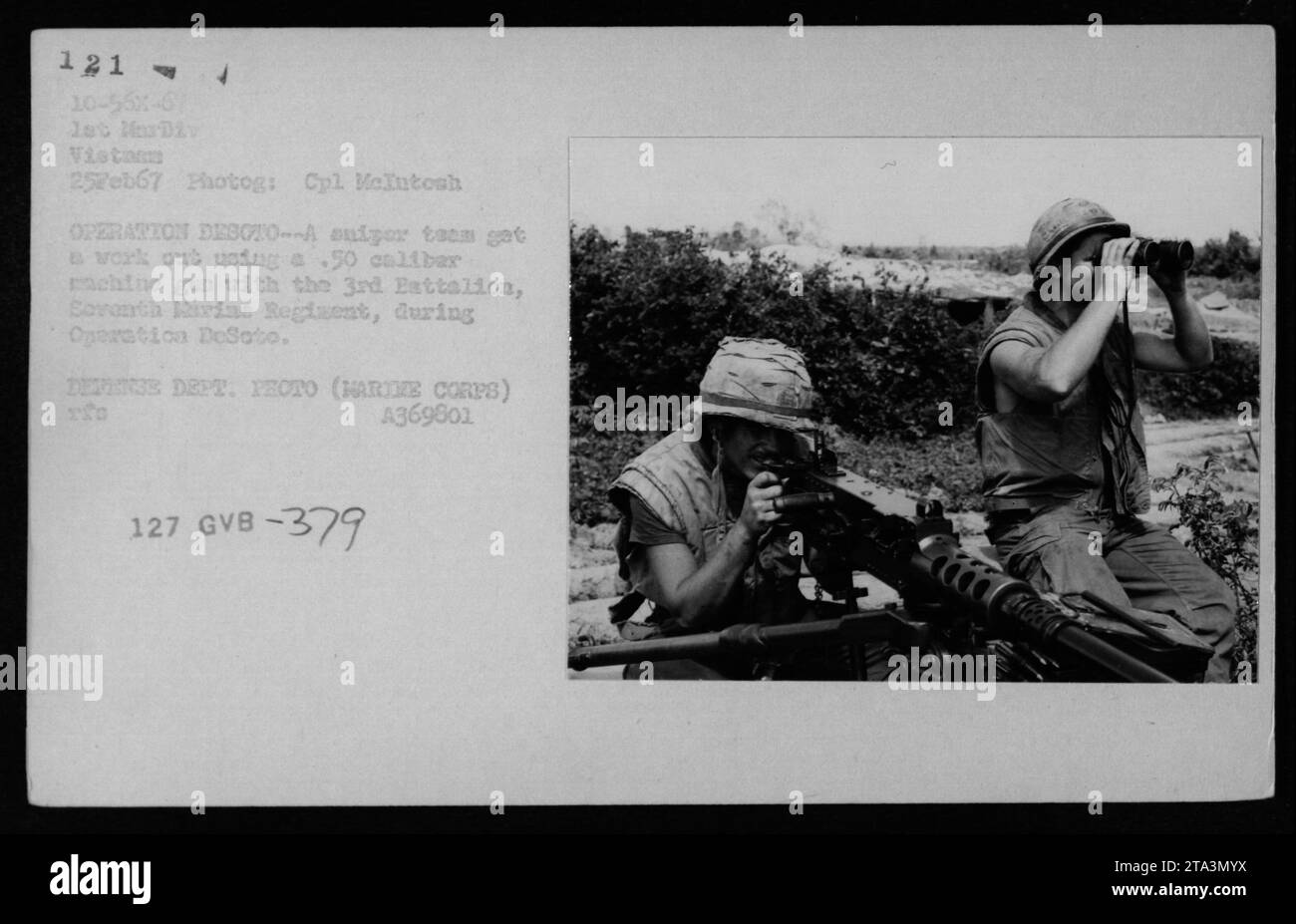 Marines of the 3rd Battalion, Seventh Marine Regiment operate a 50 ...